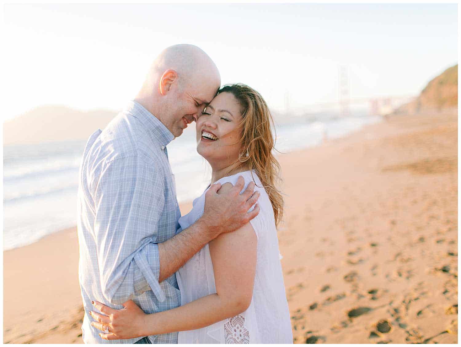 Golden Gate Bridge Overlook Engagement Photos {Katrina & Nathan}