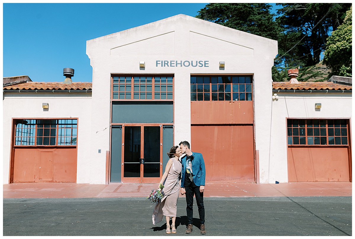 Firehouse at Fort Mason Wedding Photos - Julie & John